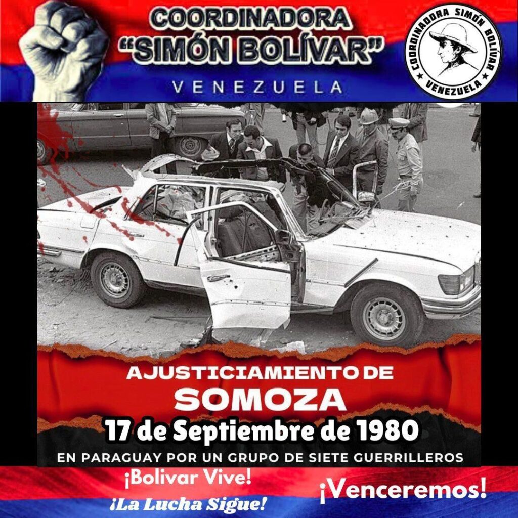 44th Anniversary of the Execution of Somoza by Sandinista Guerrillas ...